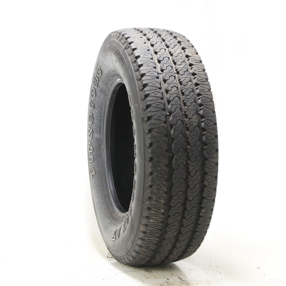 Set of (4) Driven Once LT 275/70R18 Firestone Transforce AT 125/122S E - 15/32 | Utires