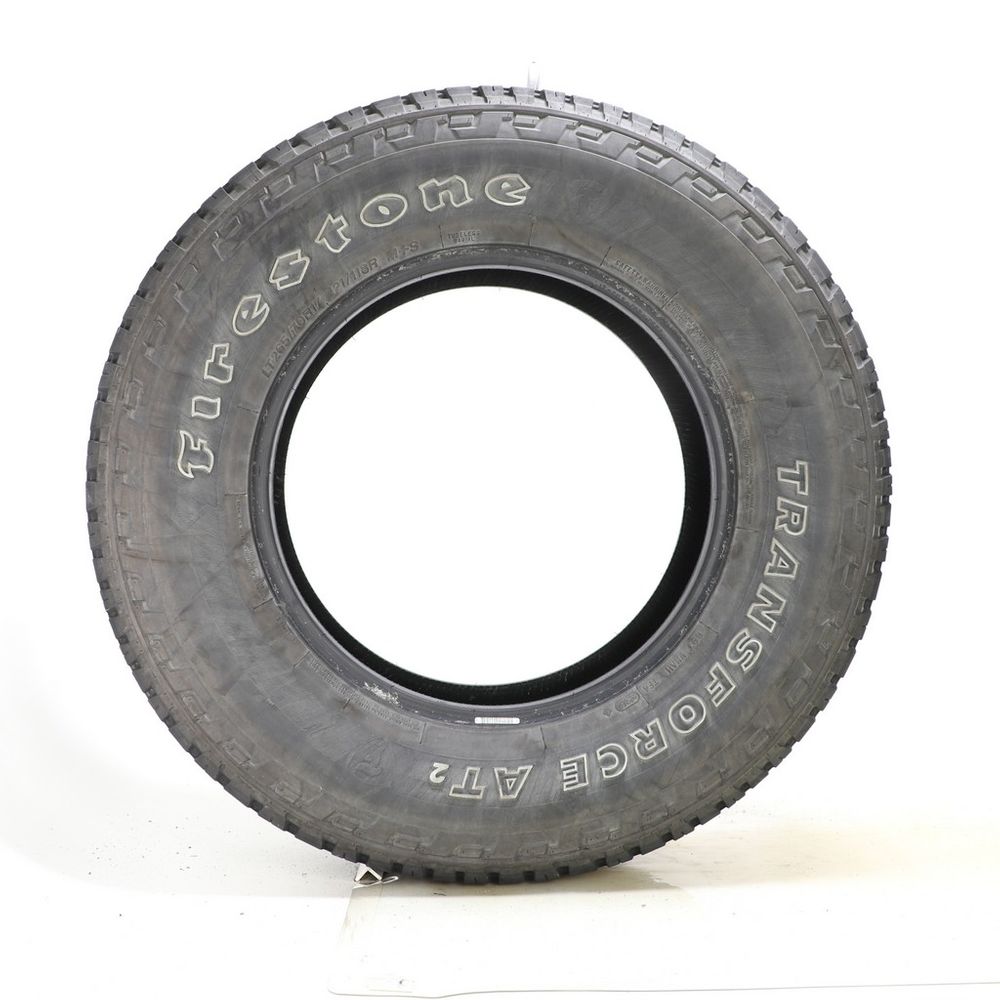 Set of (2) Used LT 265/70R17 Firestone Transforce AT2 121/118R E - 9-10 ...