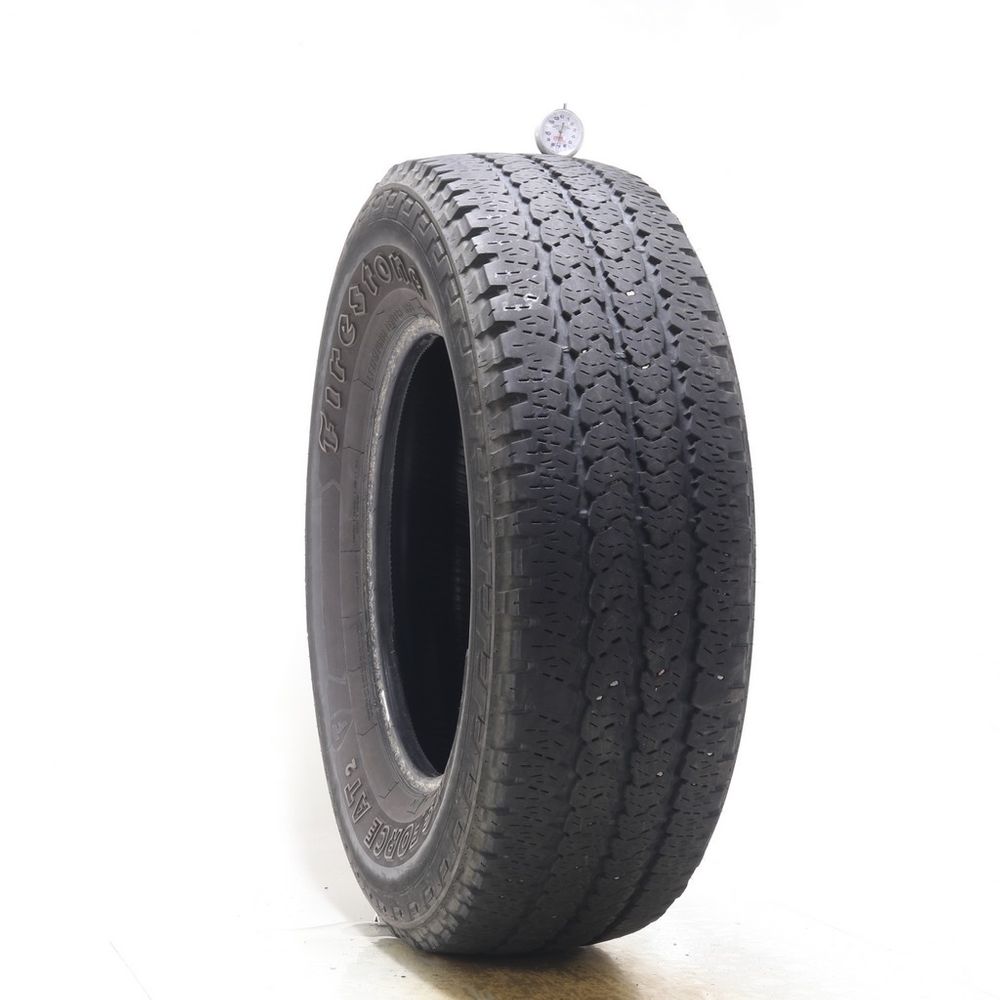 Set of (2) Used LT 275/70R18 Firestone Transforce AT2 125/122R E - 7-8/ ...