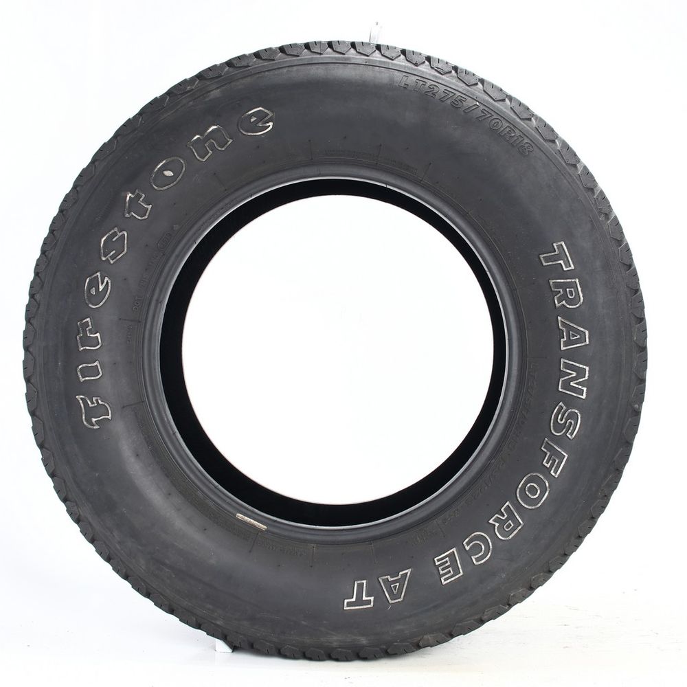 Set of (2) Used LT 275/70R18 Firestone Transforce AT 125/122S E - 5.5-7 ...