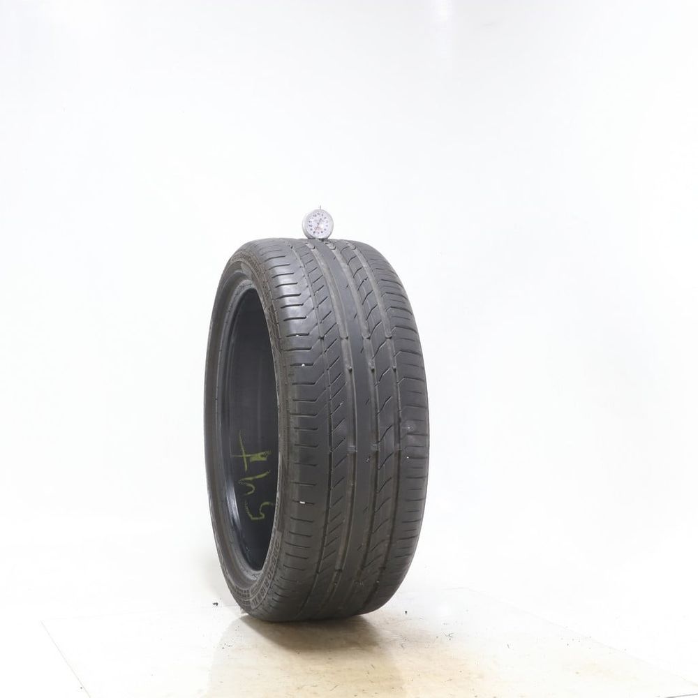Set of (2) Used 225/40R18 Continental ContiSportContact 5 SSR MOE 92W - 8-9/32 | Utires