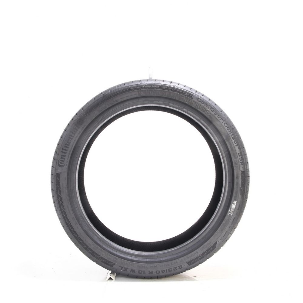 Set of (2) Used 225/40R18 Continental ContiSportContact 5 SSR MOE 92W - 8-9/32 | Utires