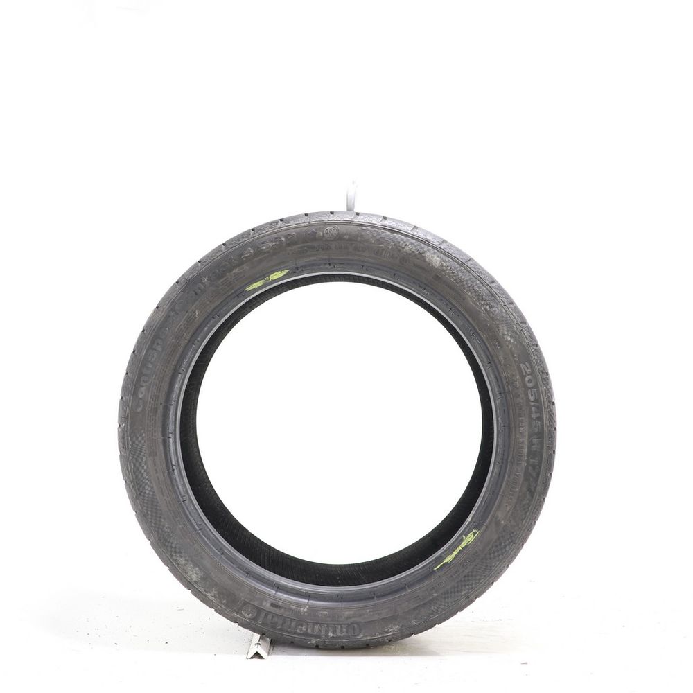 Set of (2) Used 205/45R17 Continental ContiSportContact 3 SSR 84W - 7/ ...